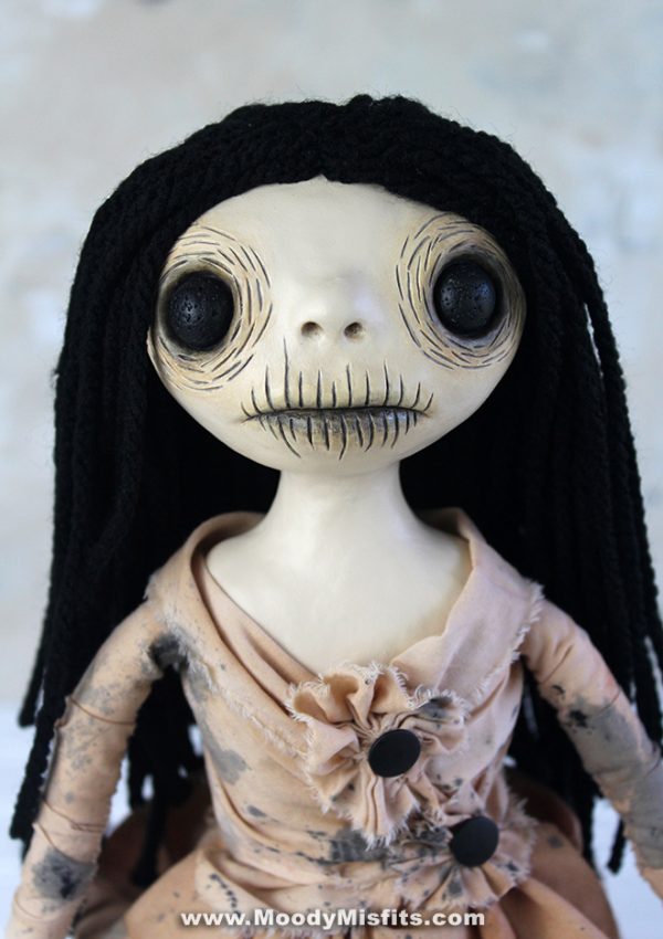 Creepy Gothic Rag Dolls Primitive Look
