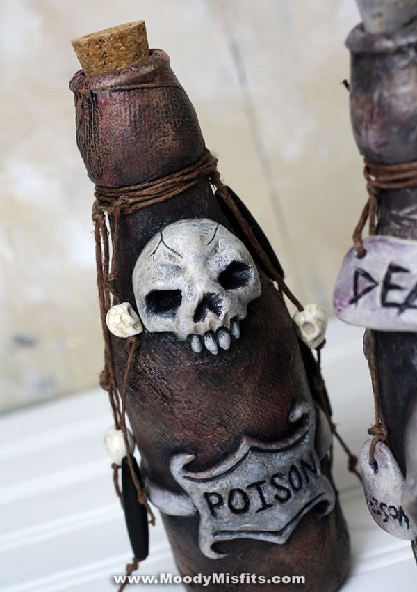 Witchy Home Decor Poison Bottles