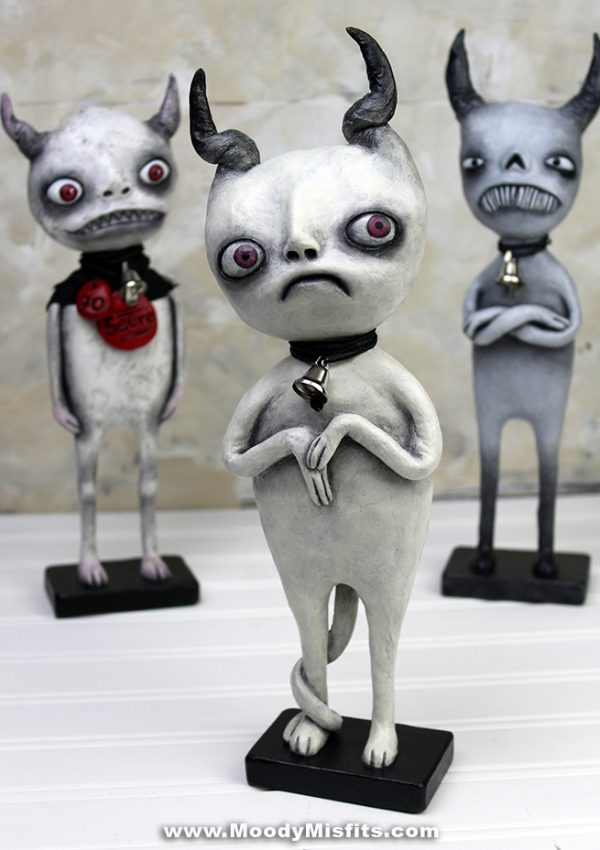 Handmade Devil Sculptures For Sale - Cute Demons!