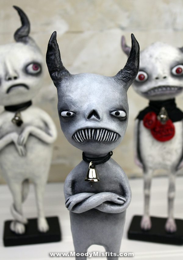Paperclay Demon Sculpture #1